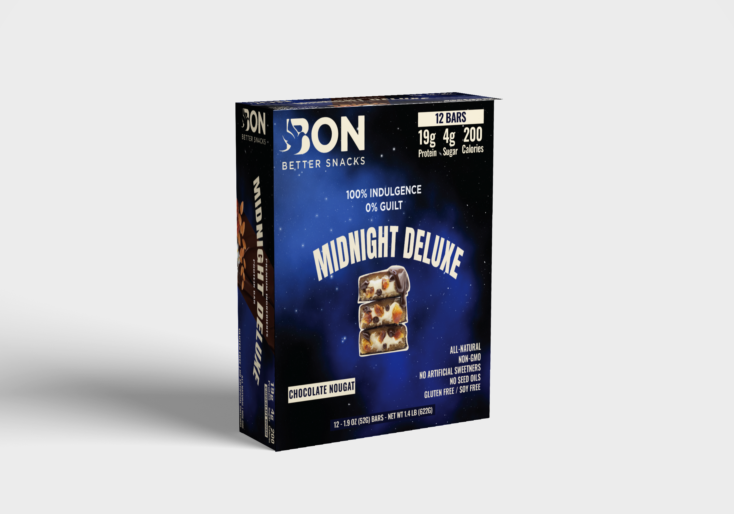 Midnight Deluxe - Protein Bar – Bon Better Snacks
