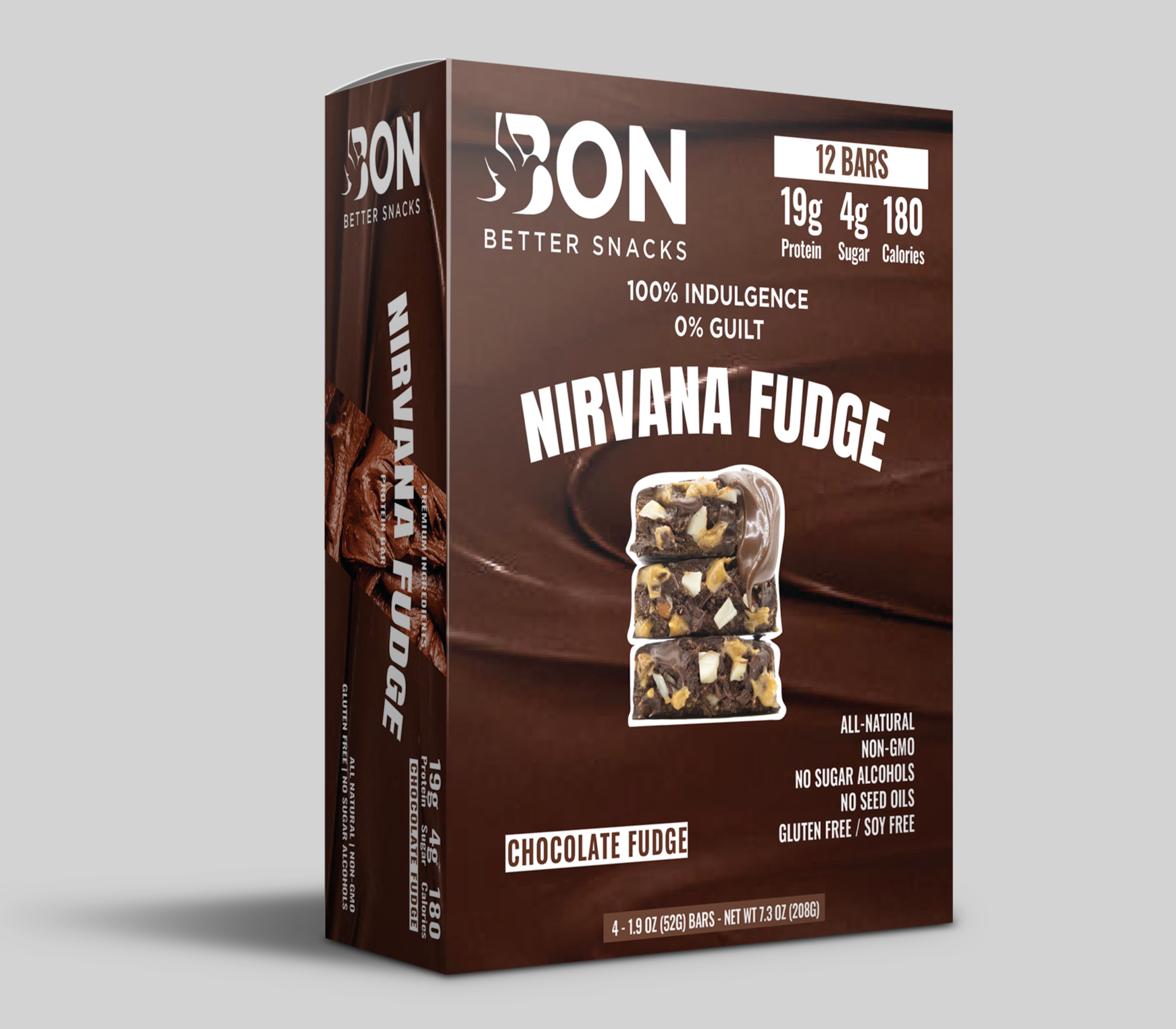 Nirvana Fudge - Protein Bar – Bon Better Snacks